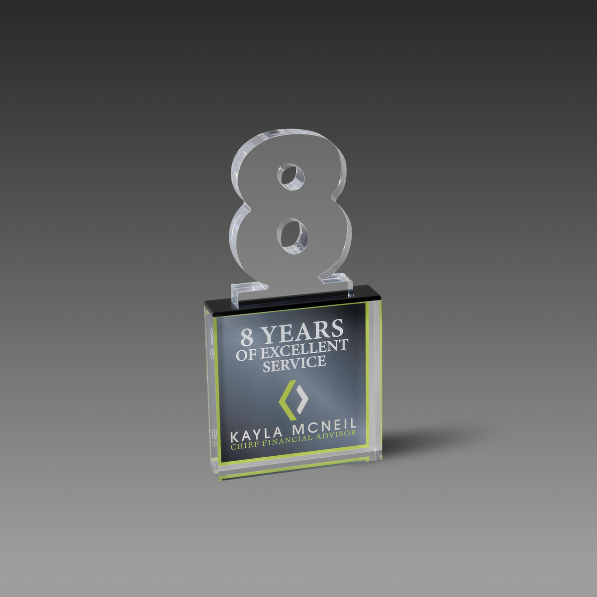 Recognition Number Award 8 – Acrylic Idea Factory