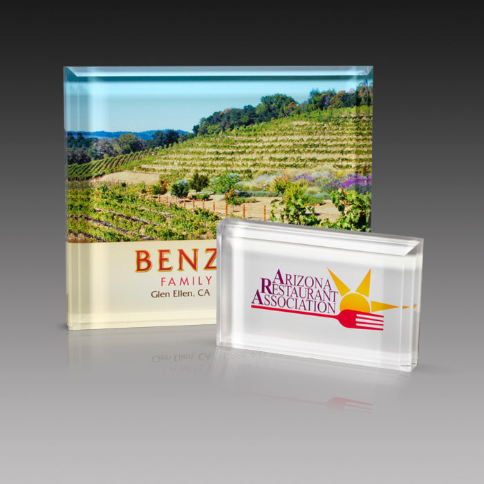 AcryliPrint® HD Business Card Paperweight – Acrylic Idea Factory